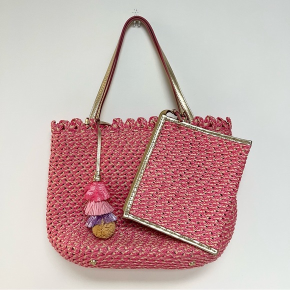 Eric Javits | Bags | Eric Javits Squishee Mita Tote Woven Raffia Straw ...